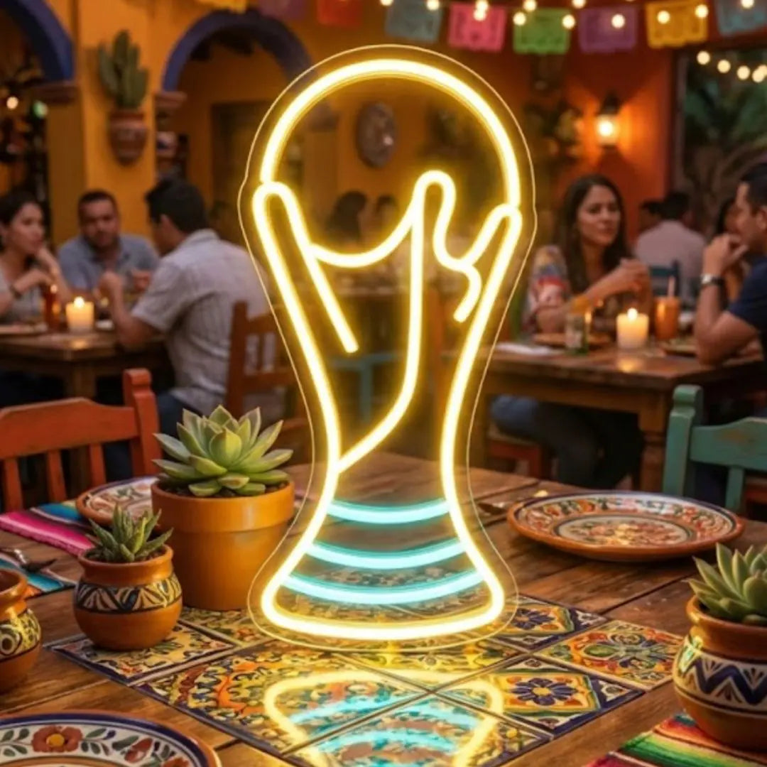 Letrero Neón LED Copa Mundial FIFA | Acrílico + Envío a México ...